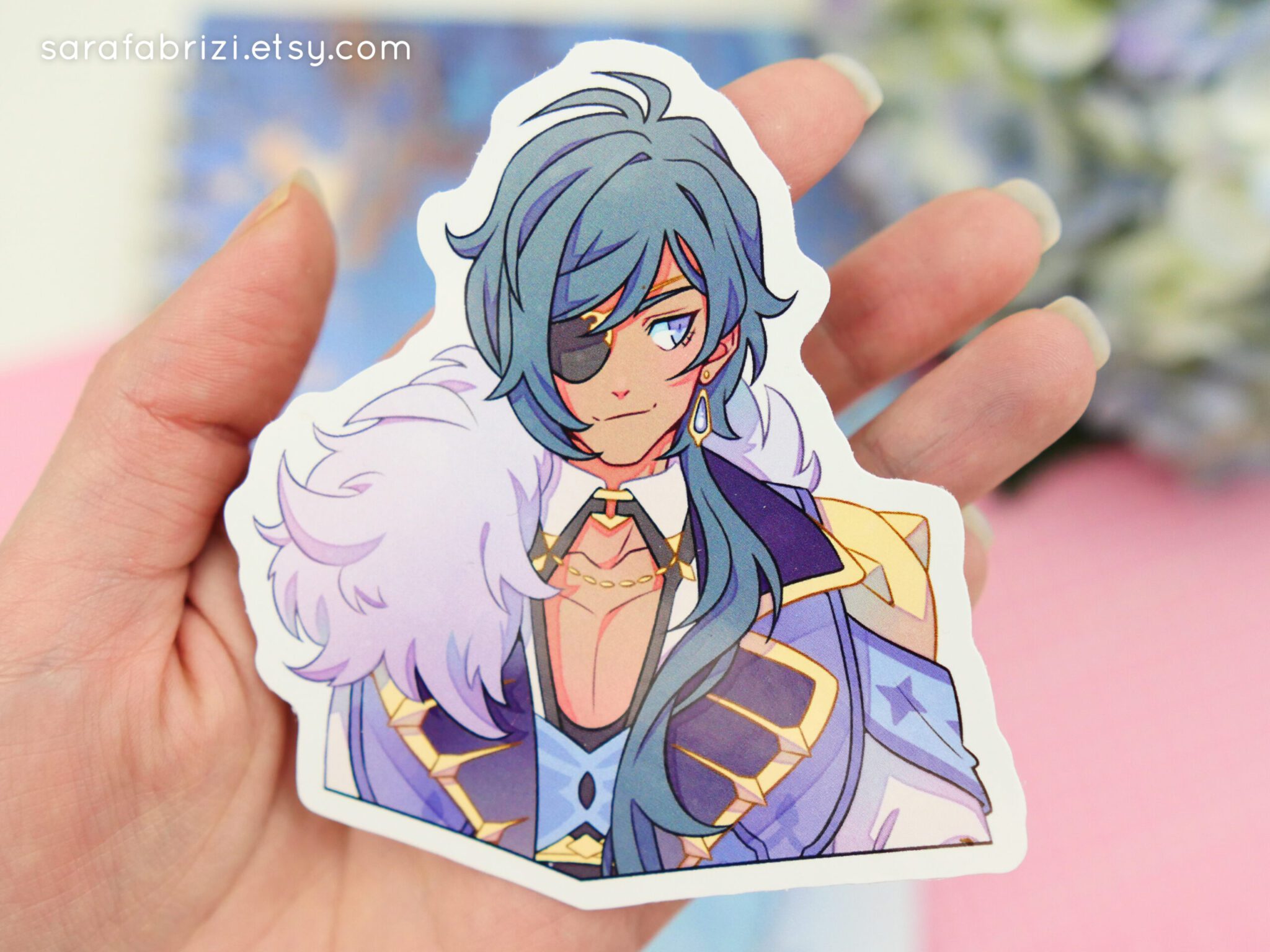 Genshin Impact | Kaeya & Diluc Sticker Set – Sara Fabrizi Shop